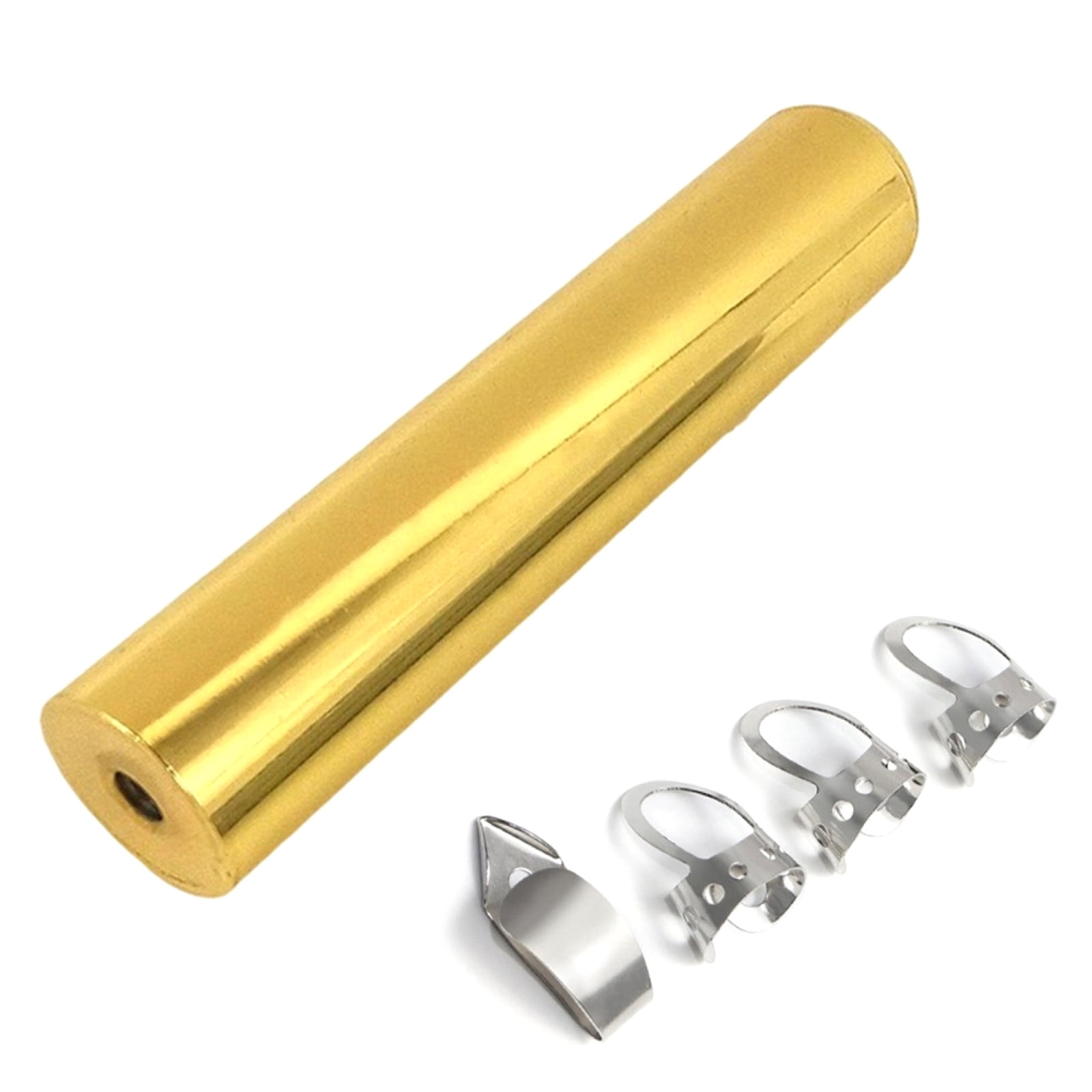 Stainless Steel Tonebar+4x Finger Pick for Dobro, Lap & Pedal Steel ...