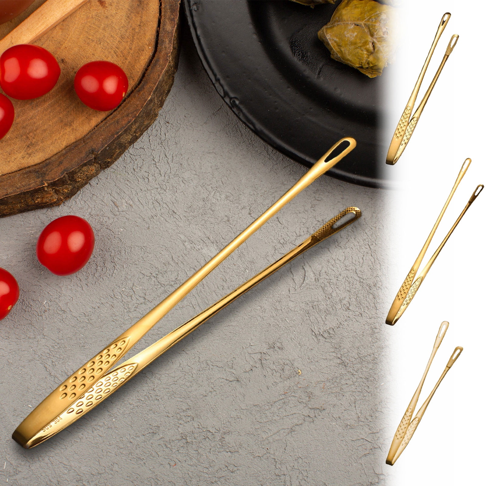 Stainless Steel Tongs under $5! CQCYD Stainless Steel Food Tongs ...