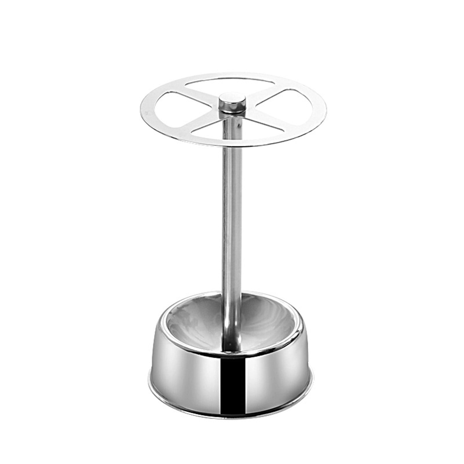 Stainless Steel Toothbrush Stand Holder Four Toothbrush Slot Metal ...