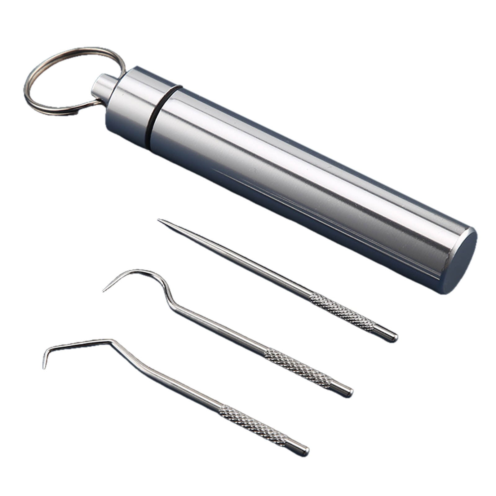Stainless Steel Toothpick Set Portable Toothpicking Tool Cleaning Oral ...