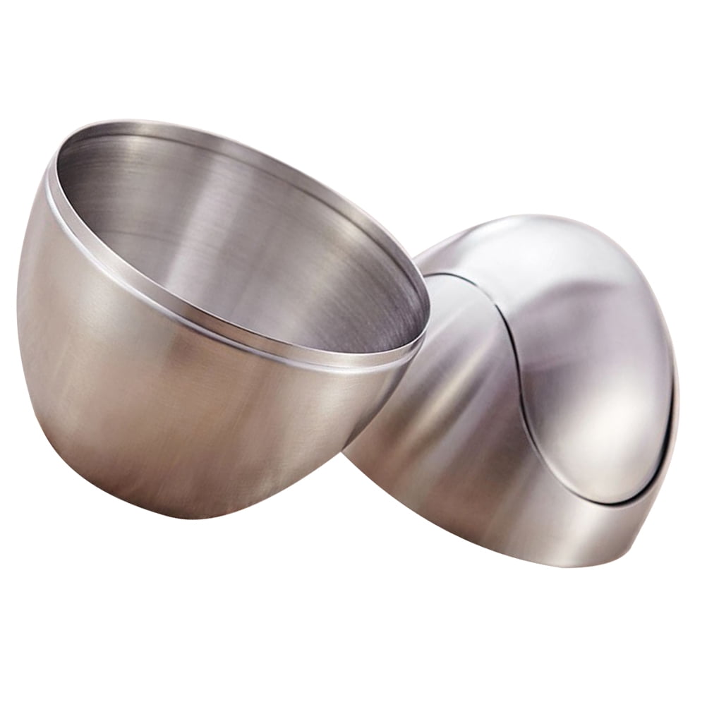 Stainless Steel Trash Can Durable Garbage Container Car with Lid Swivel ...