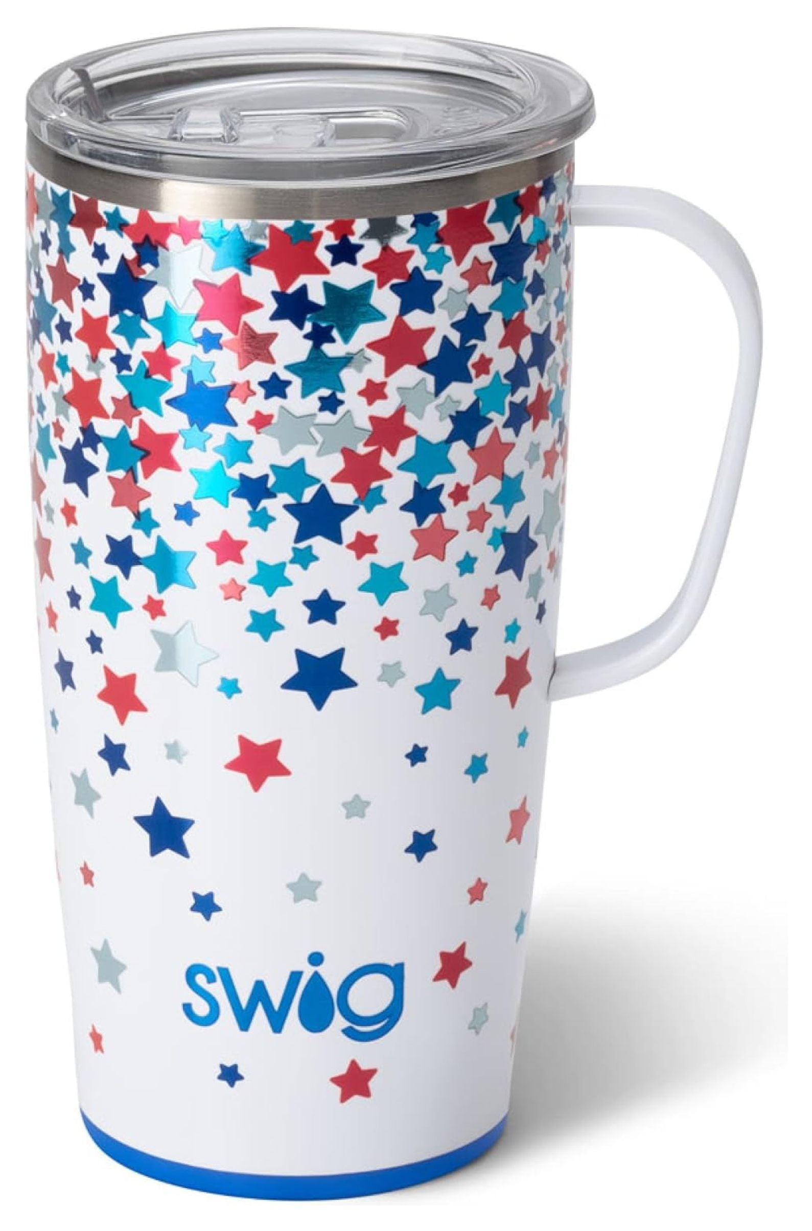 Stainless Steel Travel Mug, 22oz, Star Spangled, Insulated, Cup Holder ...