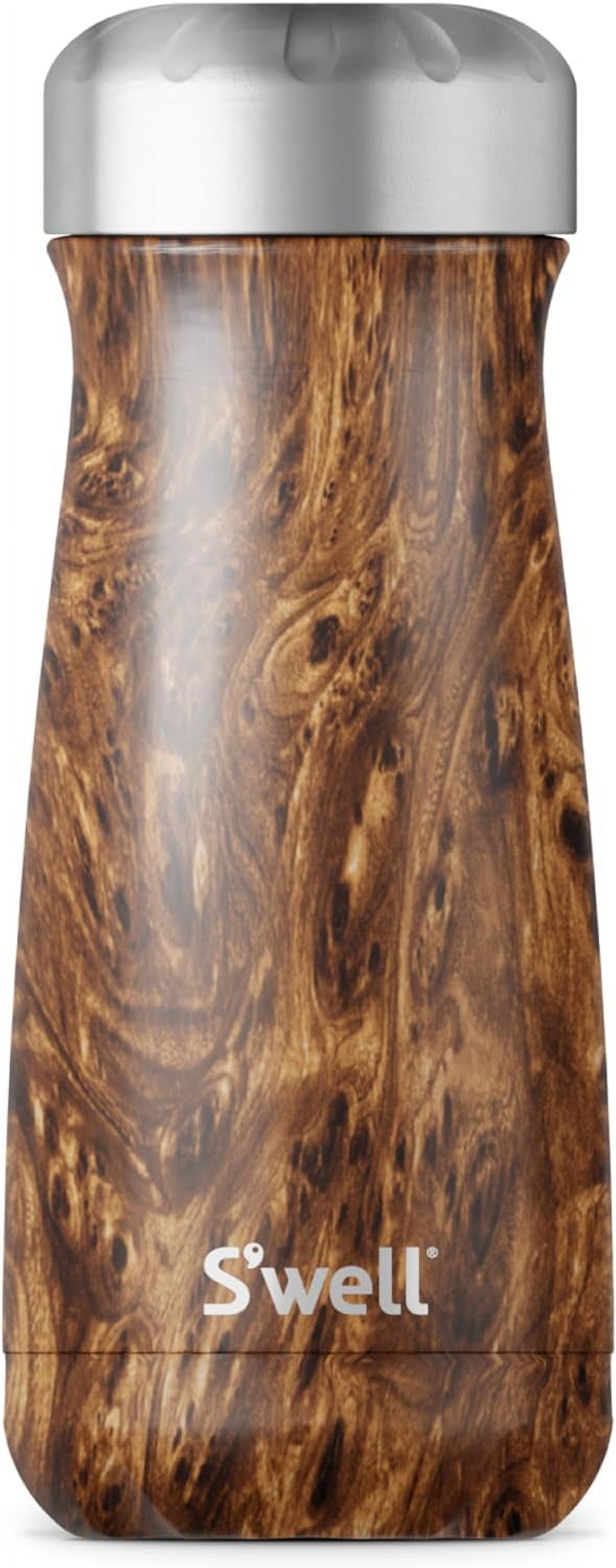 Stainless Steel Traveler, 16oz, Teakwood, Triple Layered Vacuum ...