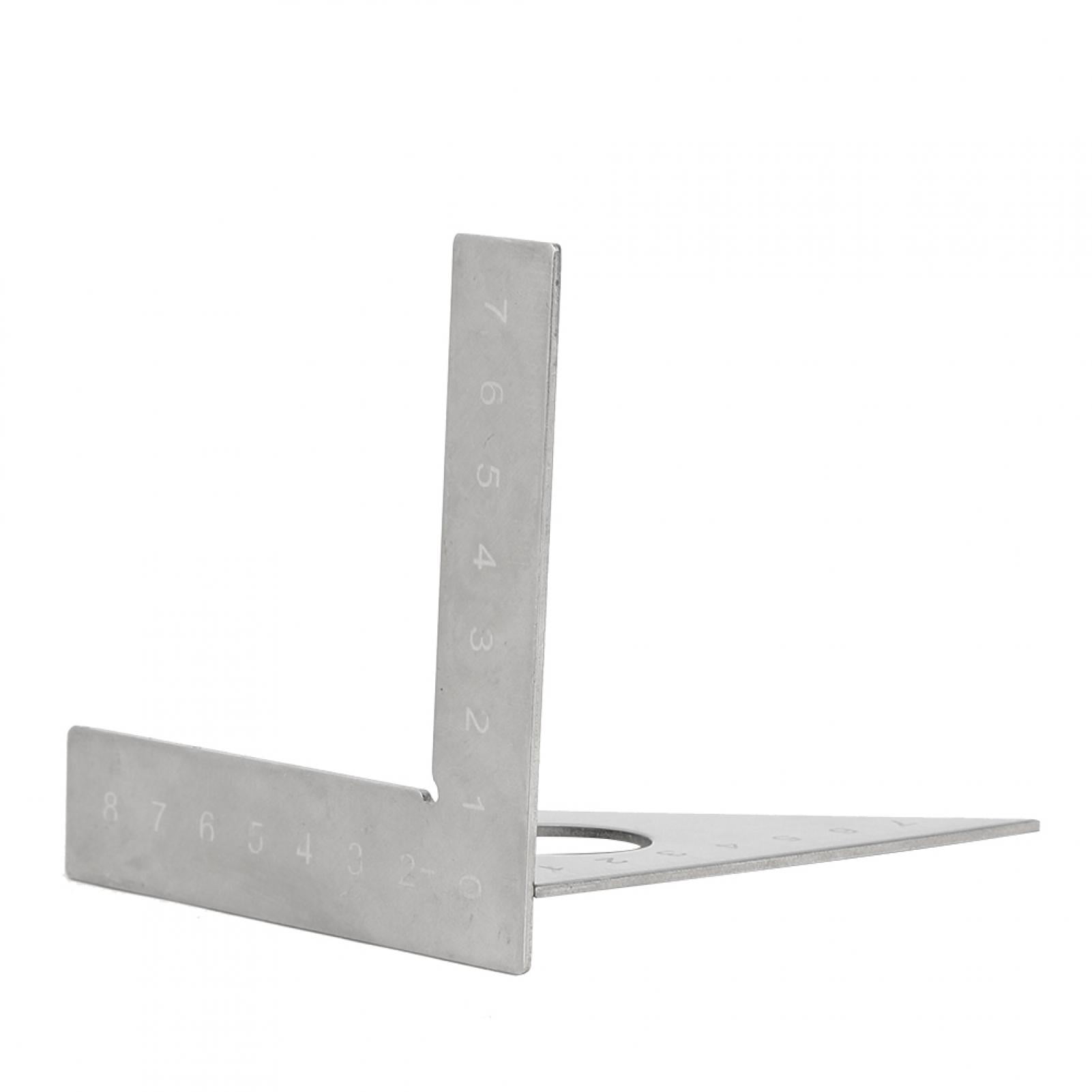 Stainless Steel Triangle Ruler, 90° & 45° Square Layout Tool for ...