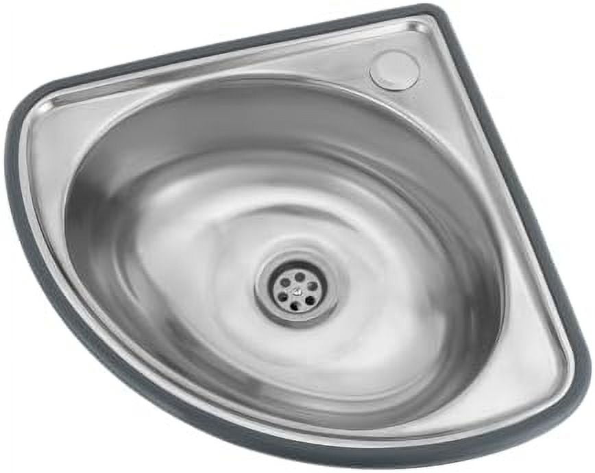 Stainless Steel Triangular Hand Basin Sink, Modern Wall-mounted ...