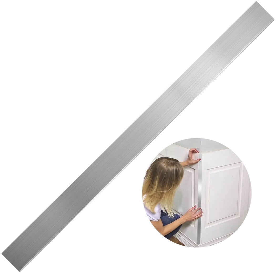 Stainless Steel Trim Strip, Durable Metal Sheet Gap Filler, Self ...