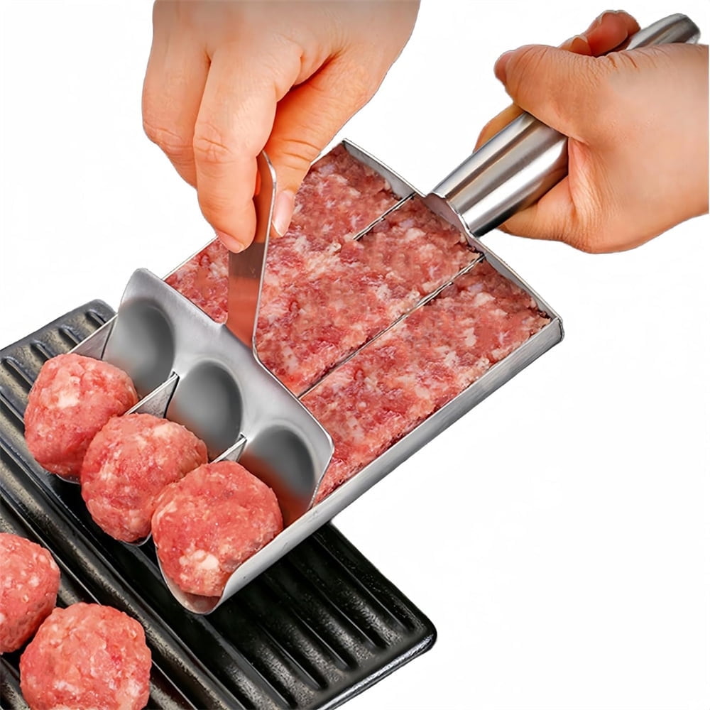 Stainless Steel Triple Meatball Maker,Kitchen Meatball Maker Tool ...