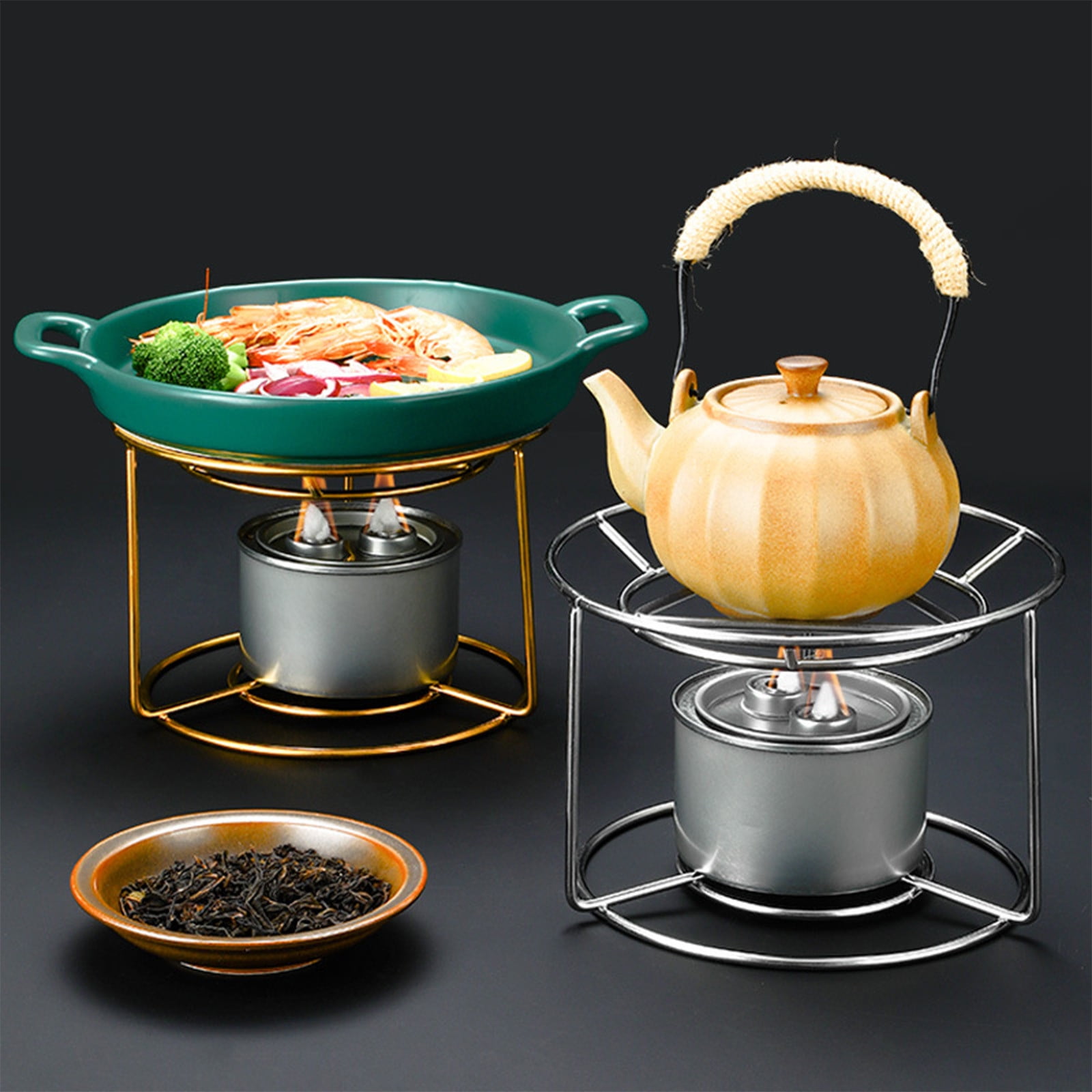 Stainless Steel Tripod Dry Boiler Rack, Heavy-Duty Steel Construction ...