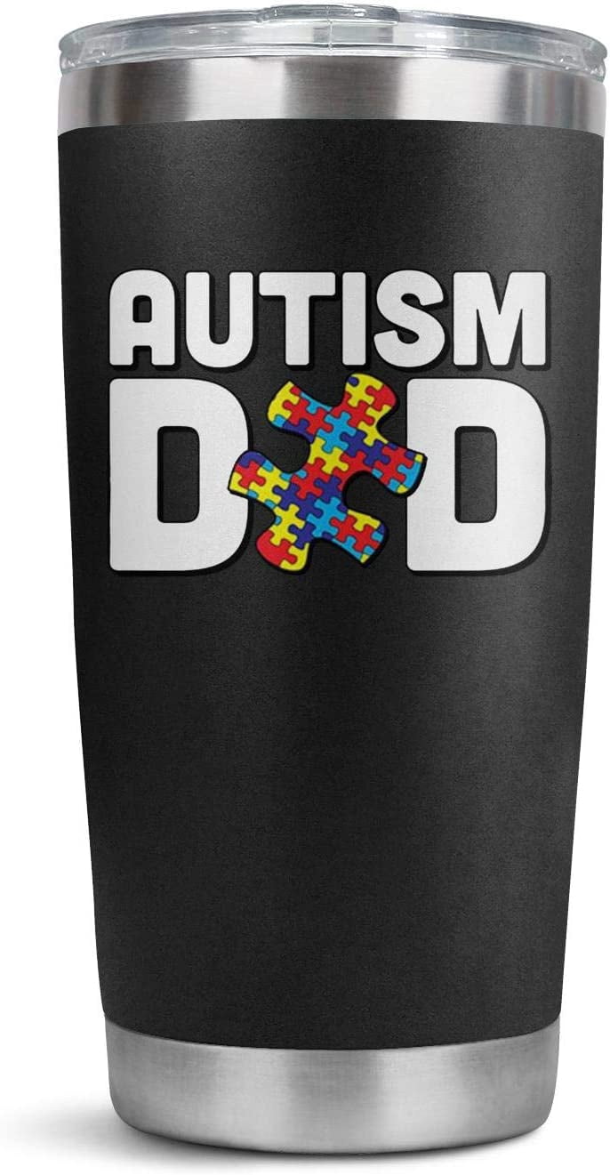 Stainless Steel Tumbler Autism Speaks Walk Autism Dad Insulated Travel ...
