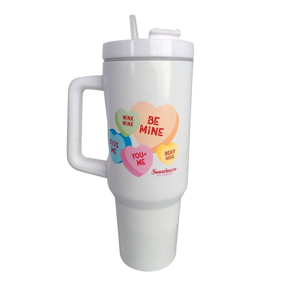 Stainless Steel Tumbler Insulated with Handles - Valentine's Day ...