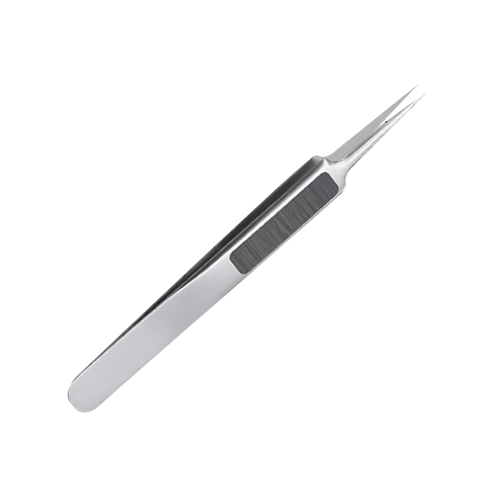 Stainless Steel Tweezers Rubber Tips Case for Models Crafts Model ...