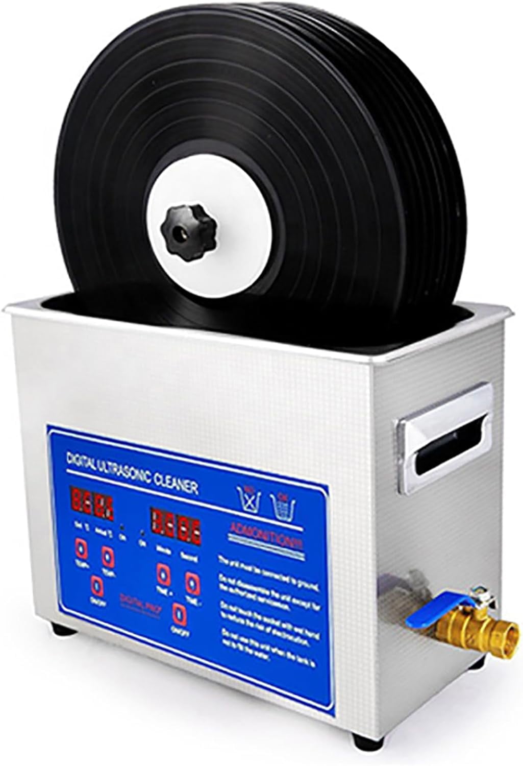 Stainless Steel Ultrasonic Cleaning Machine Vinyl Record Cleaner with ...