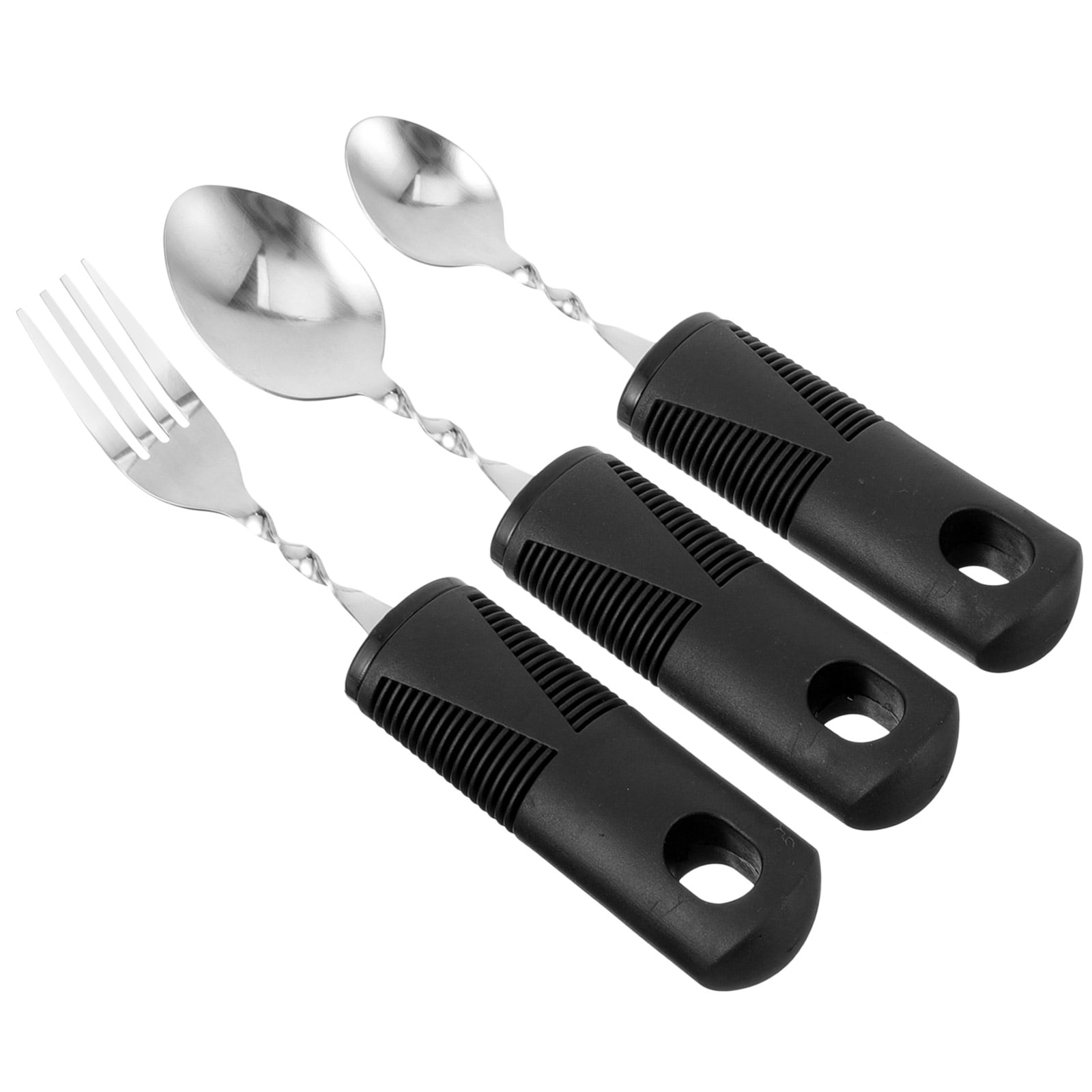 Stainless Steel Utensils Flatware Bendable Cutlery Disabled People ...