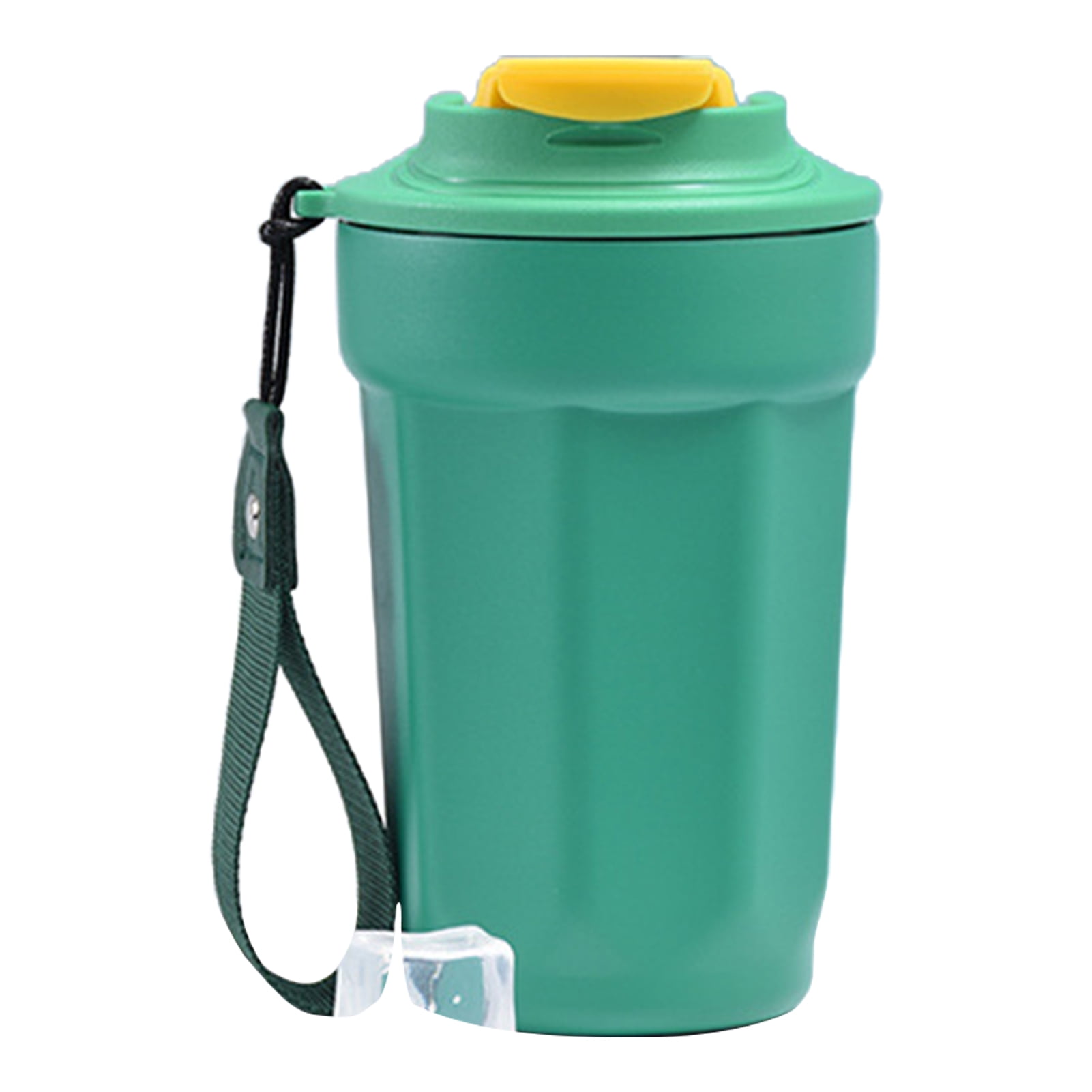 Stainless Steel Vacuum Insulated Coffee Cup - Smooth Edge with Carrying ...