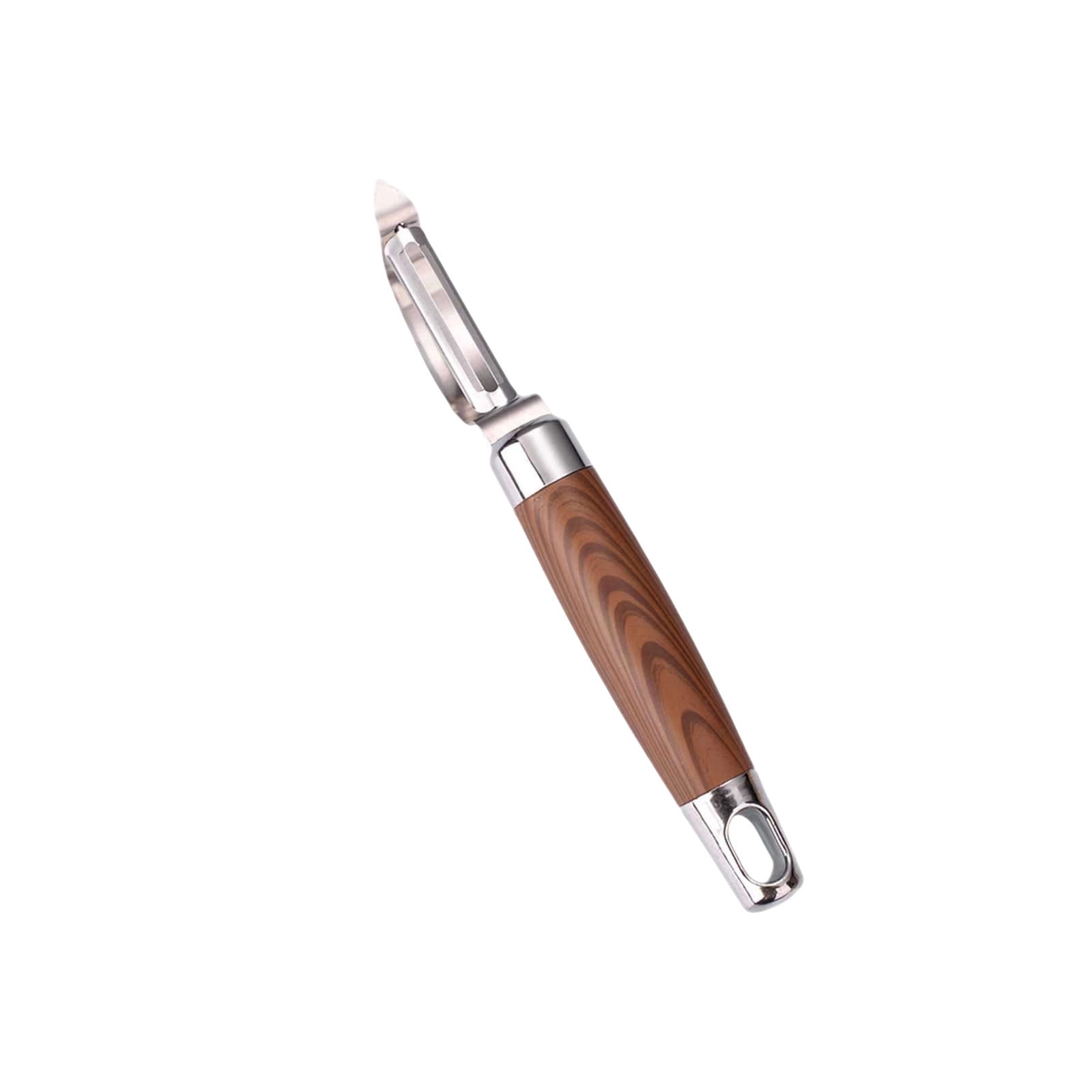 Stainless Steel Vegetable Peeler with Wooden Handle, Multi-Purpose ...