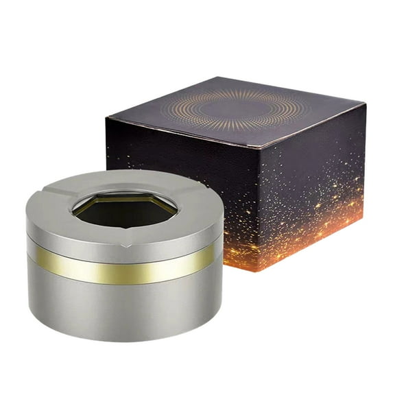 Stainless Steel Vehicle Ash Tray with Lid for and Homes Odor Blocking ...