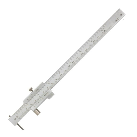 Stainless Steel Vernier Caliper Double Scale Measurement Tool Ergonomic ...