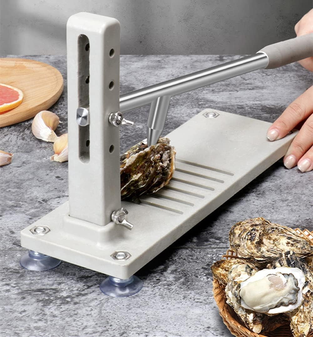 Stainless Steel Vertical Oyster Shucker Adjustable Oyster Clam Opener ...