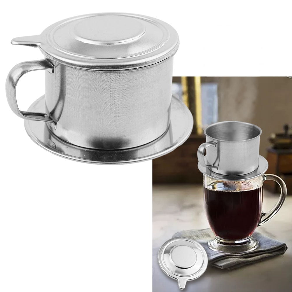 Stainless Steel Vietnam Vietnamese 50/100ml Coffee Pot Drip Filter ...