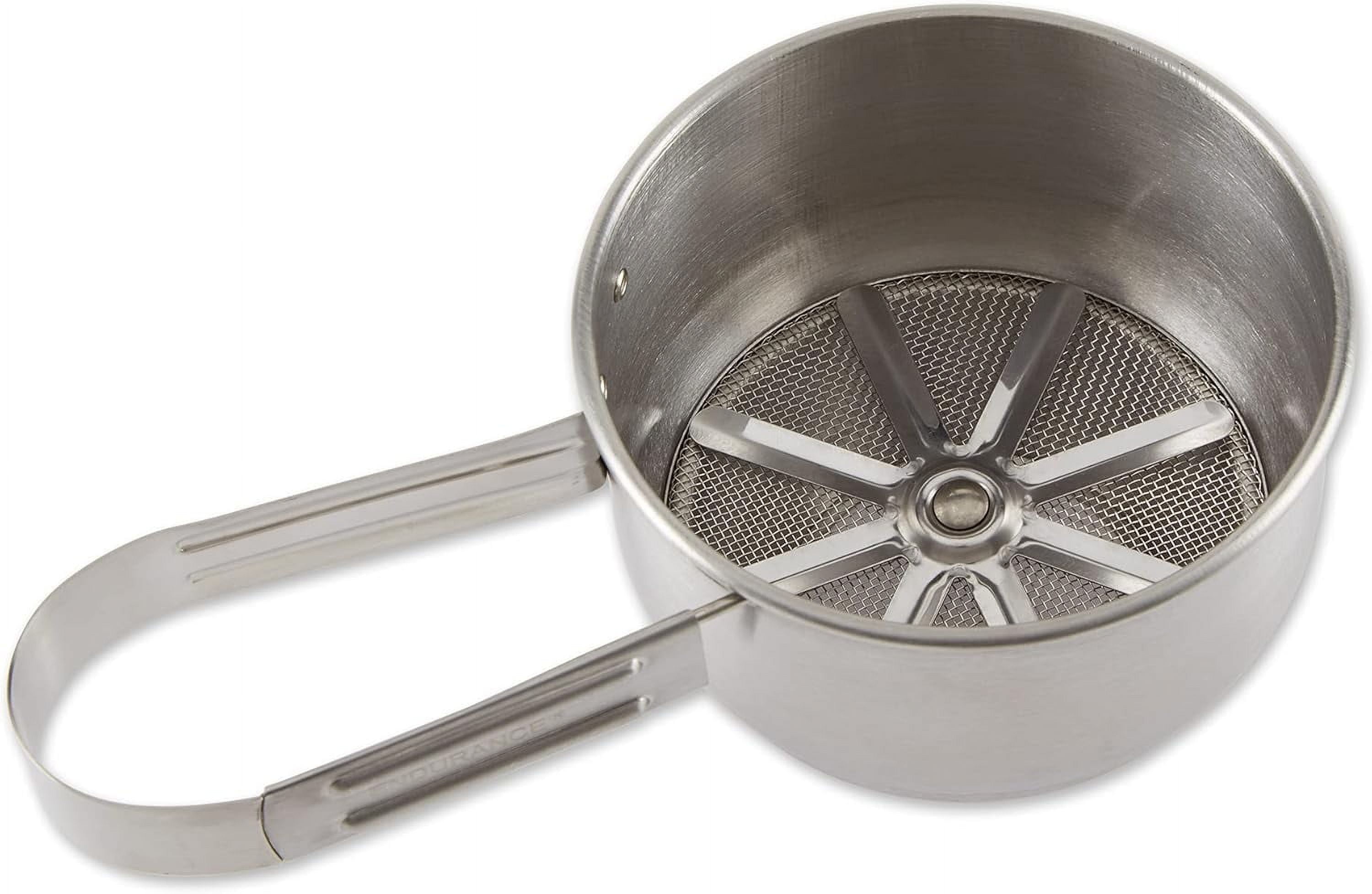 Stainless Steel Vintage One-Hand Sifter, 1 Cup | Top Cakes, Sift Flour ...