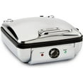 Stainless Steel Waffle Maker 4 Section, Thick Belgium Waffle Makers ...