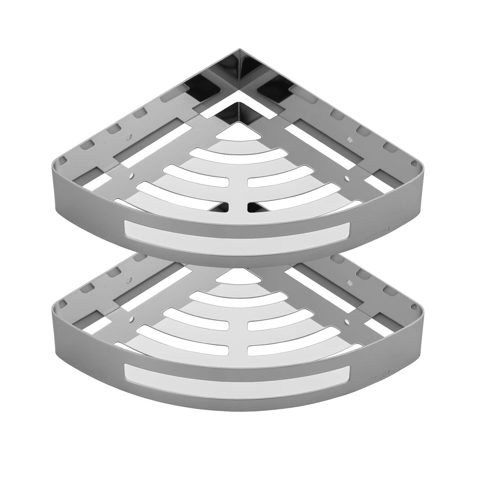 Stainless Steel Wall Mounted Corner Shower Caddy, Triangular Shower ...
