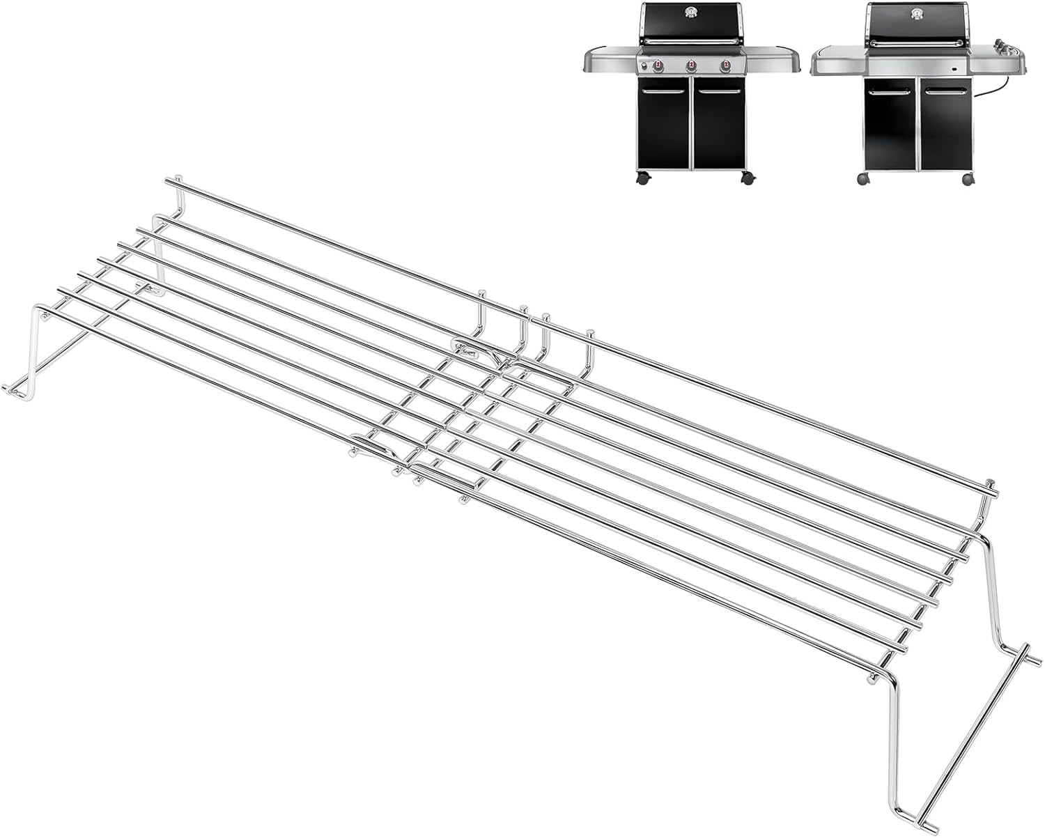 Stainless Steel Warming Rack for Weber Genesis 300 Series (2007-2016 ...