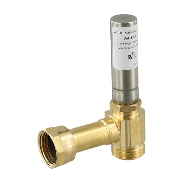 Stainless Steel Washing Machine Angle Water Hammer Arrester 3/4"Nh ...