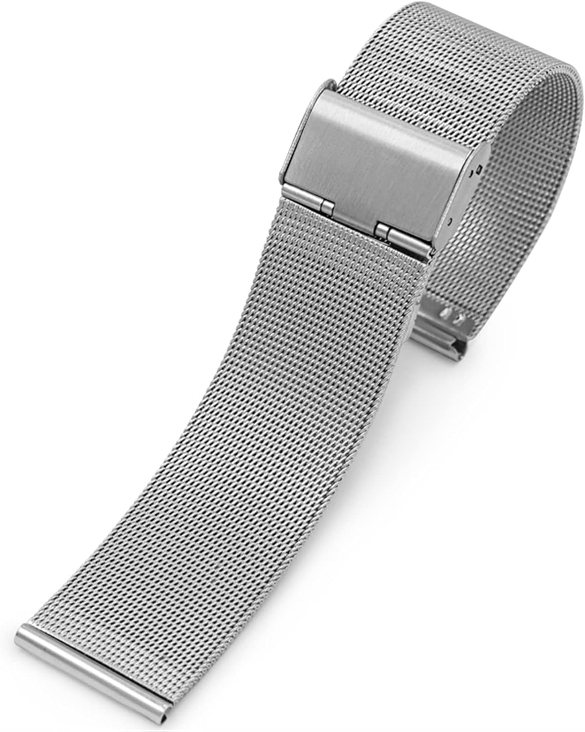 Stainless Steel Watch Band 8/10/12/13/14/15/16/17/18/19/20/21/22/23/24mm Silver Mesh Watchband ...