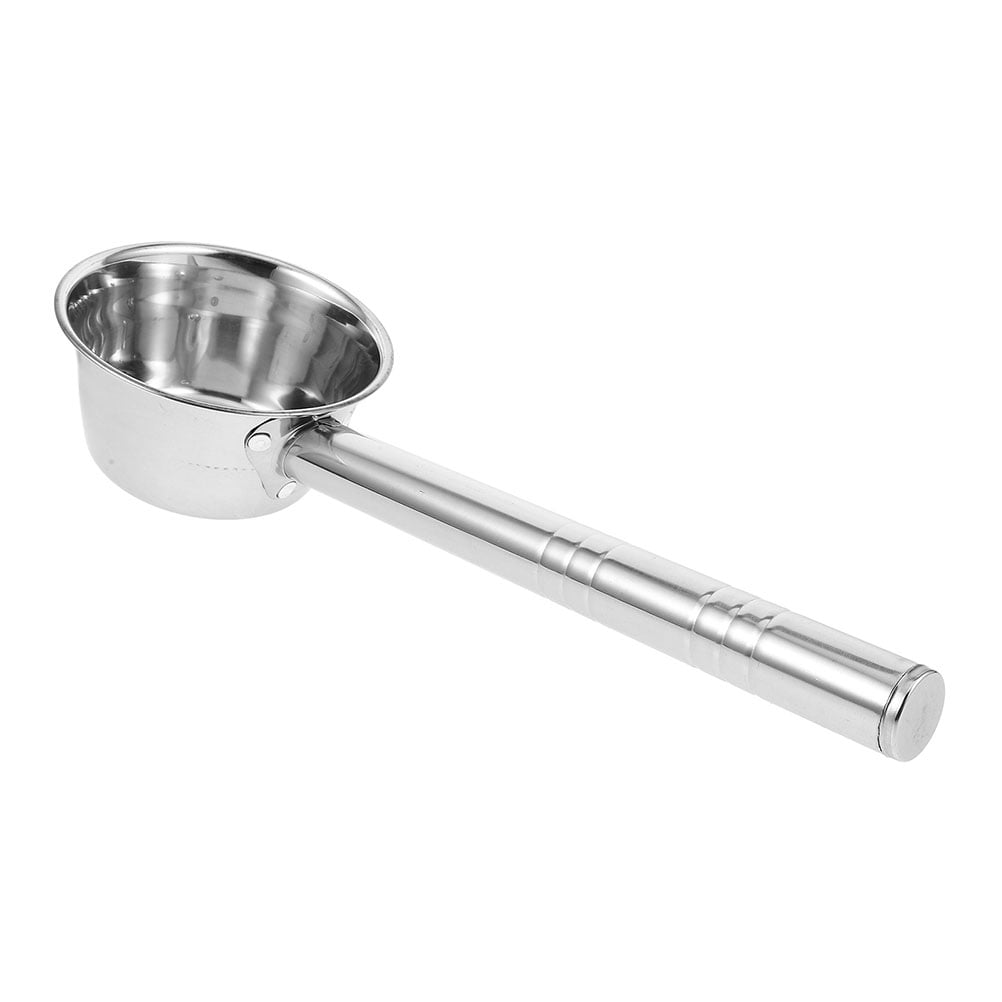 Stainless Steel Water Ladle Long Handle Soup Ladle Spoon Bath Rinse Cup ...