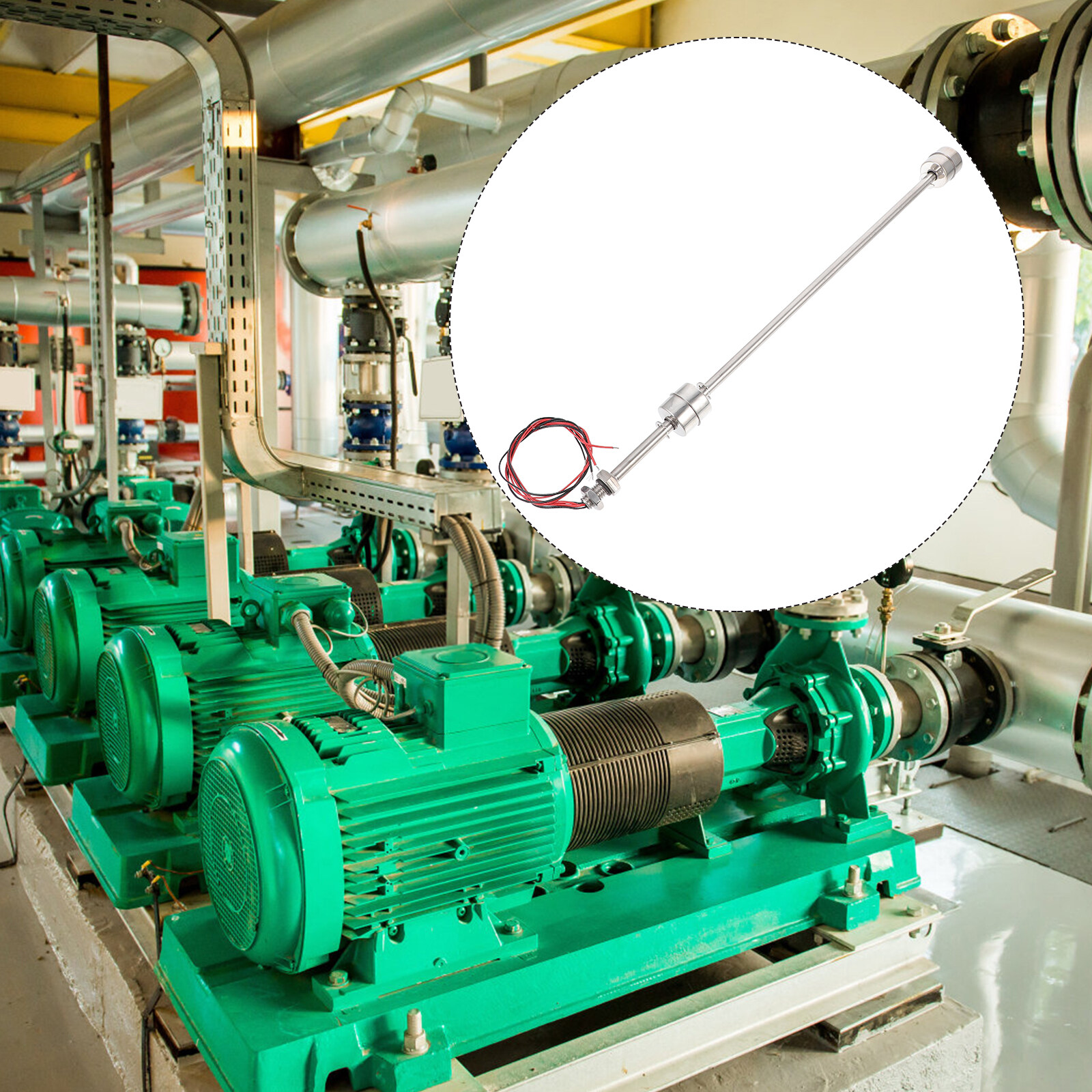 Stainless Steel Water Level Float Water Level Indicator for Water Pump ...