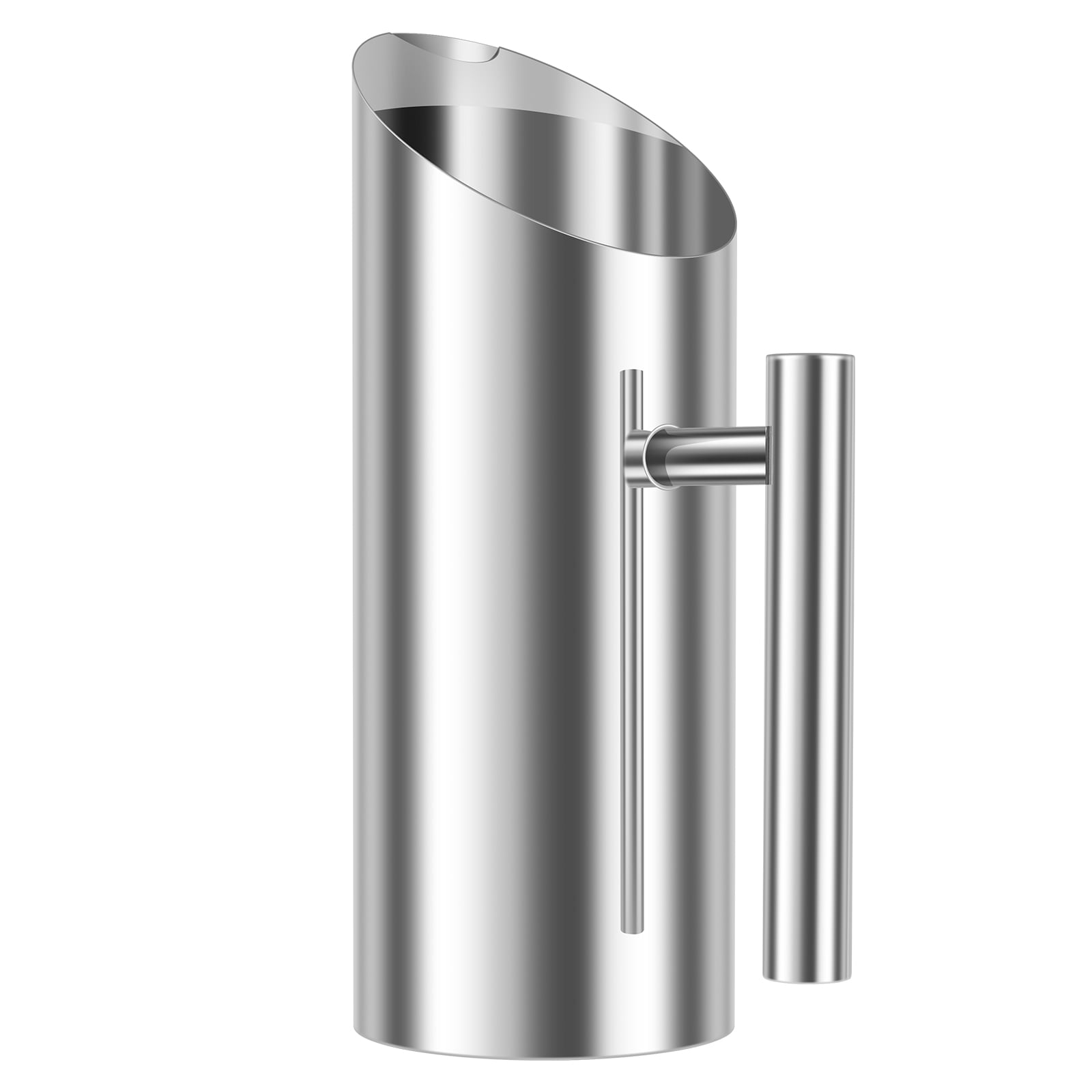 Stainless Steel Water Pitcher,1L/1.5L/2L Modern Metal Pitcher with Ice ...