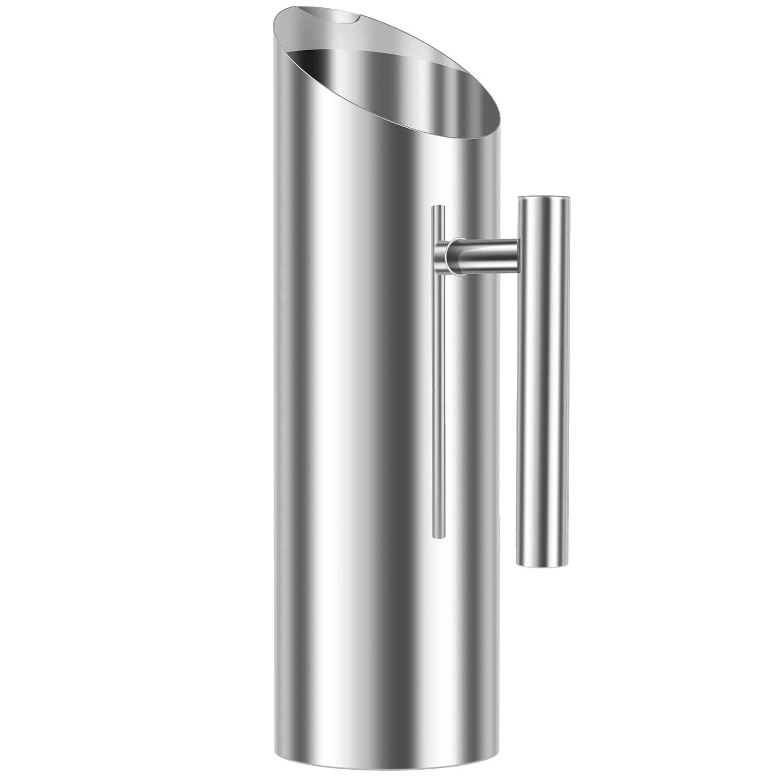 Stainless Steel Water Pitcher,1L/1.5L/2L Modern Metal Pitcher with Ice ...