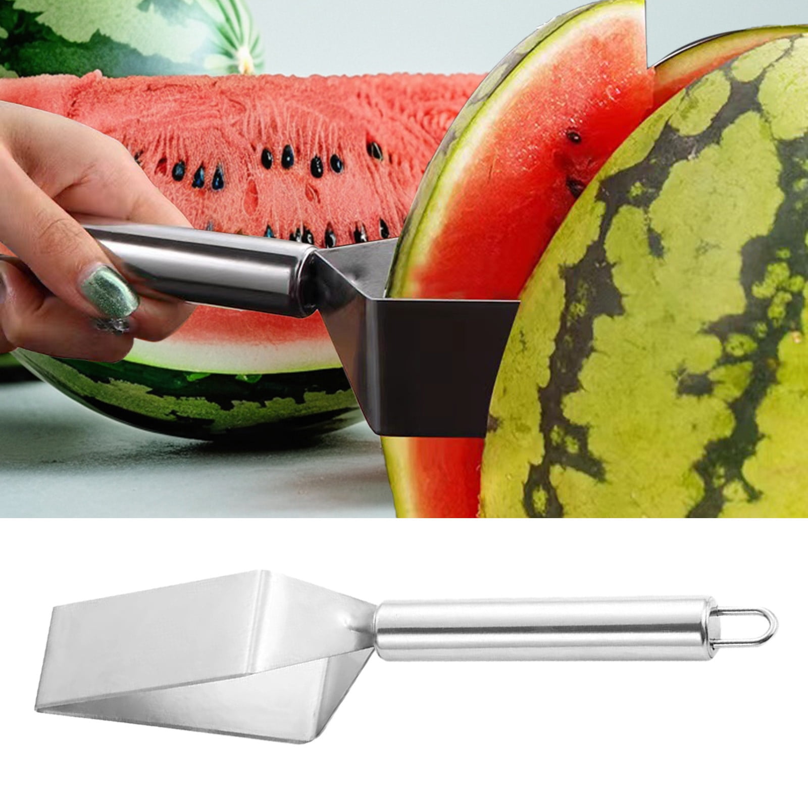 Stainless Steel Watermelon Slicer & Cutter - Melon Cutter Slicer Tool ...