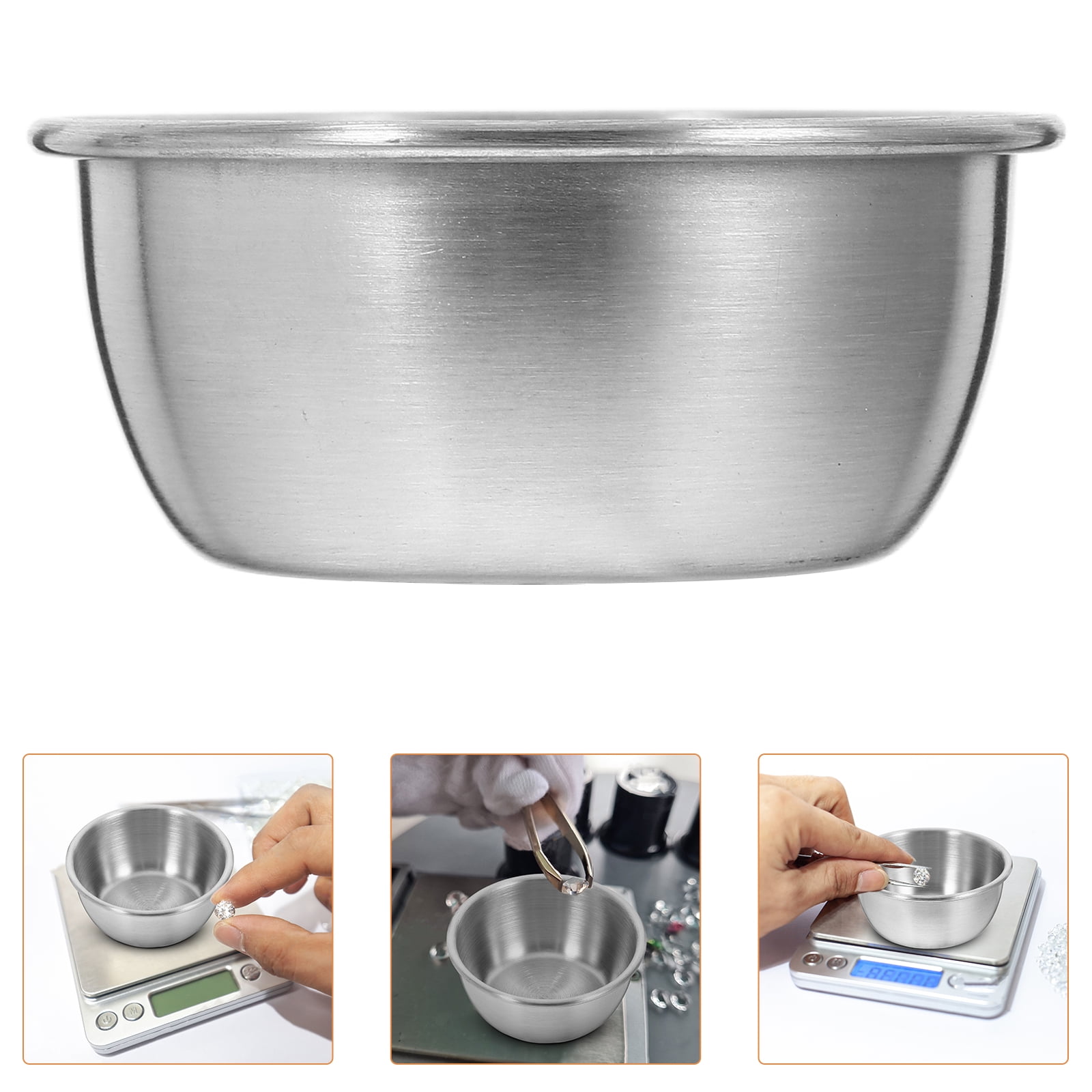 Stainless Steel Weigh Boats Powder Weighing Bowl Liquid Weighing Trays ...