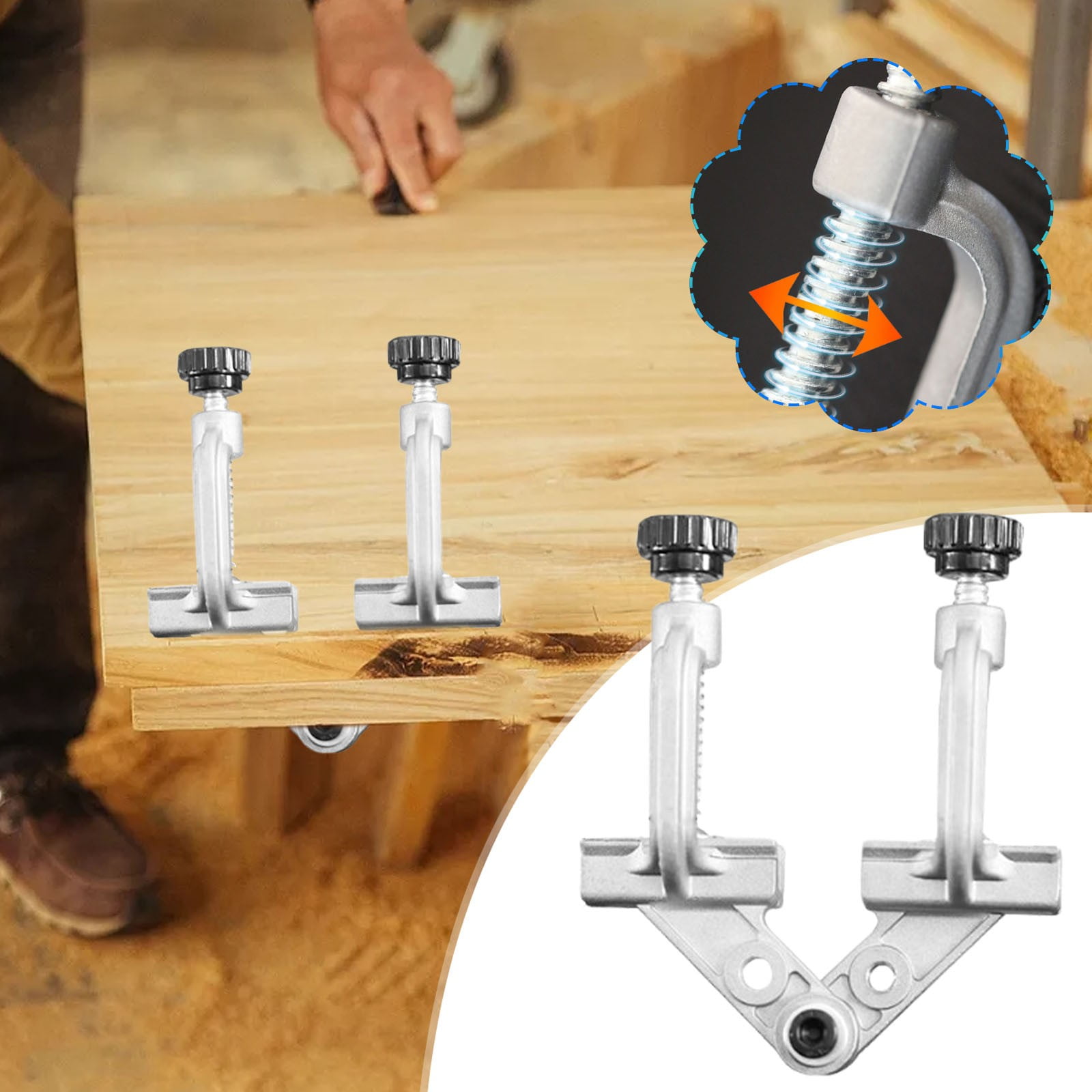 Stainless Steel Welding Clamp, 90 Degree Angle Fixture with 10-180 ...