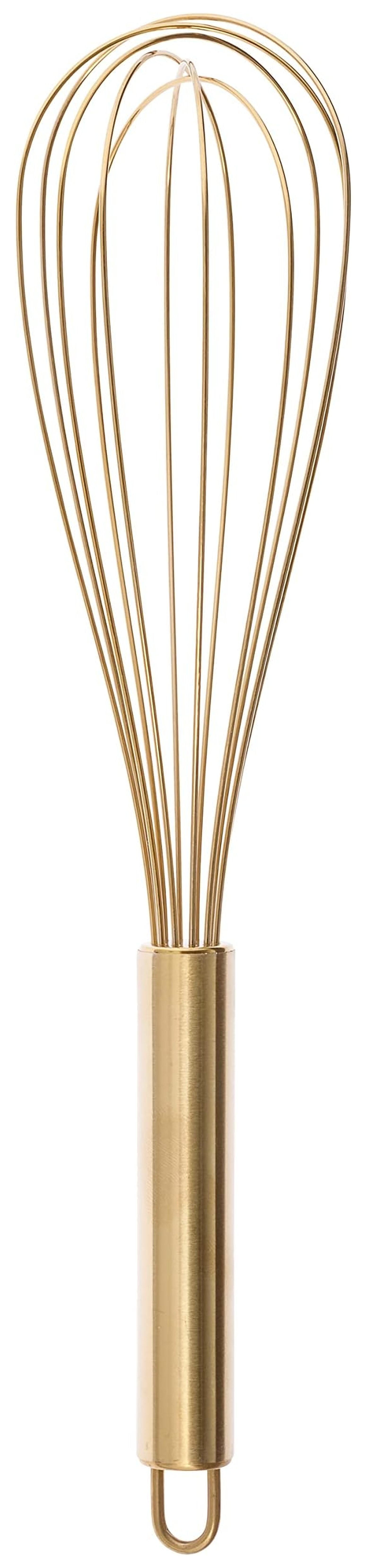 Stainless Steel Whisk Heavy Duty - Metal Kitchen Whisking Tool for ...