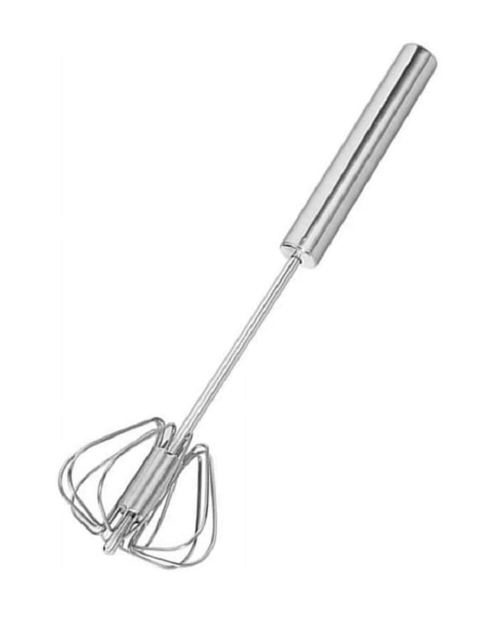 Stainless Steel Whisks, Hand Push Whisk Blender Semi Automatic Whisk ...