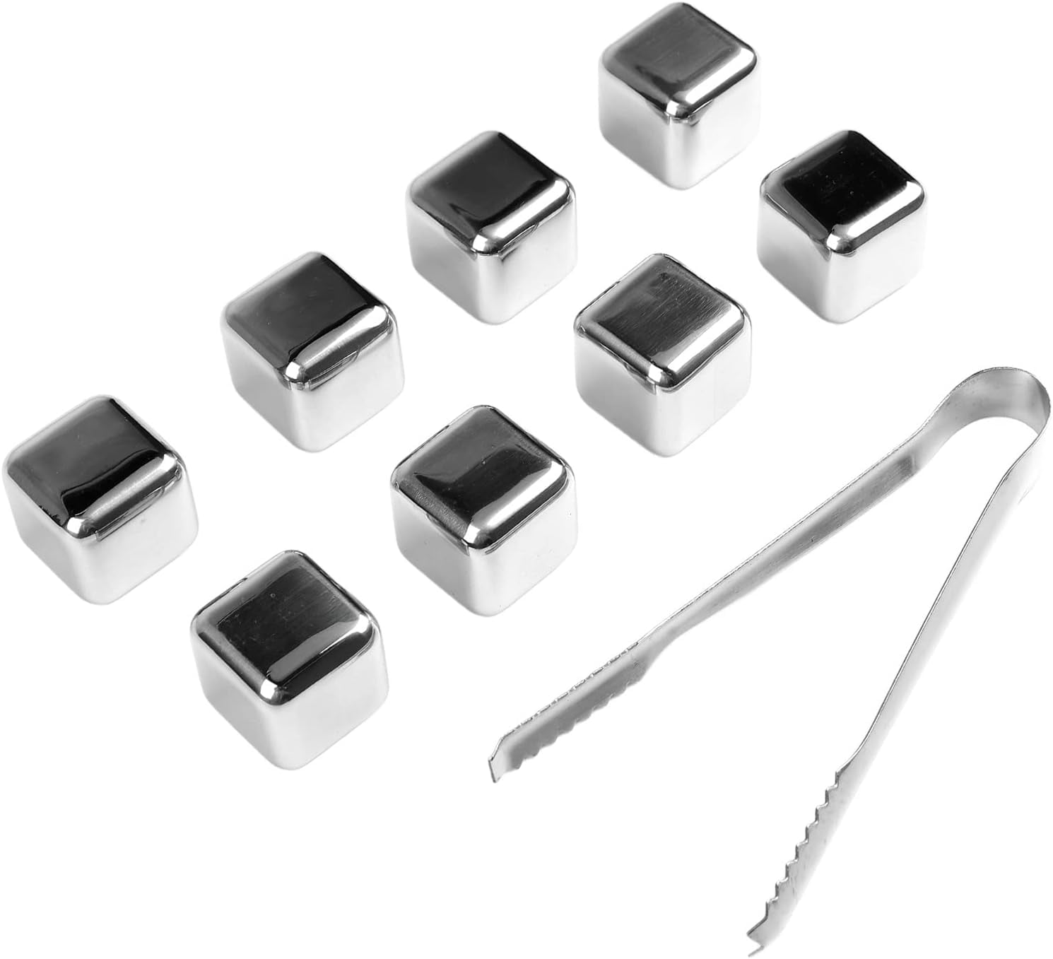 Stainless Steel Whisky Chilling Stones Whisky Stones Ice Cubes 27mm ...