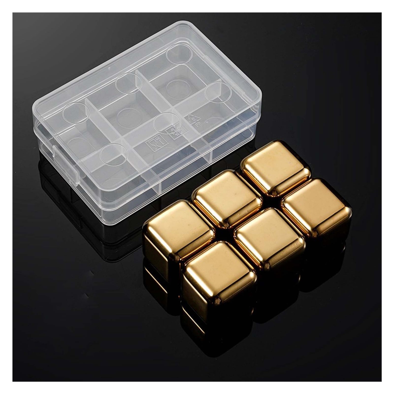 Stainless Steel Whisky Stones - 304 Grade Metal Ice Cubes for Whiskey ...