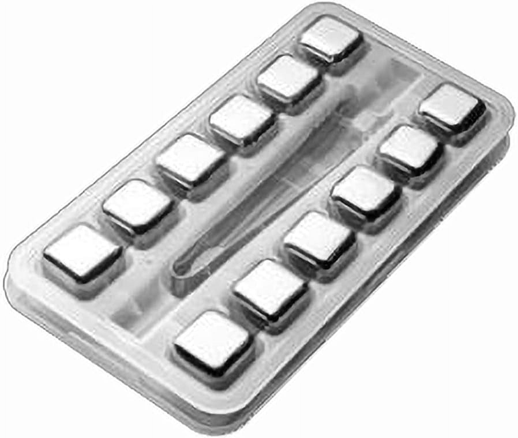 Stainless Steel Whisky Stones Metal Ice Cube Reusable Chilling Rocks ...