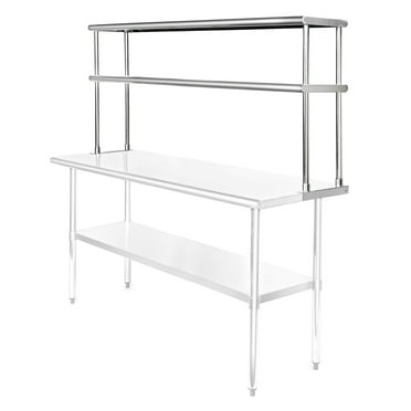 VEVOR Concession Shelf 48L x 12W inch Stainless Steel Drop Down Folding ...
