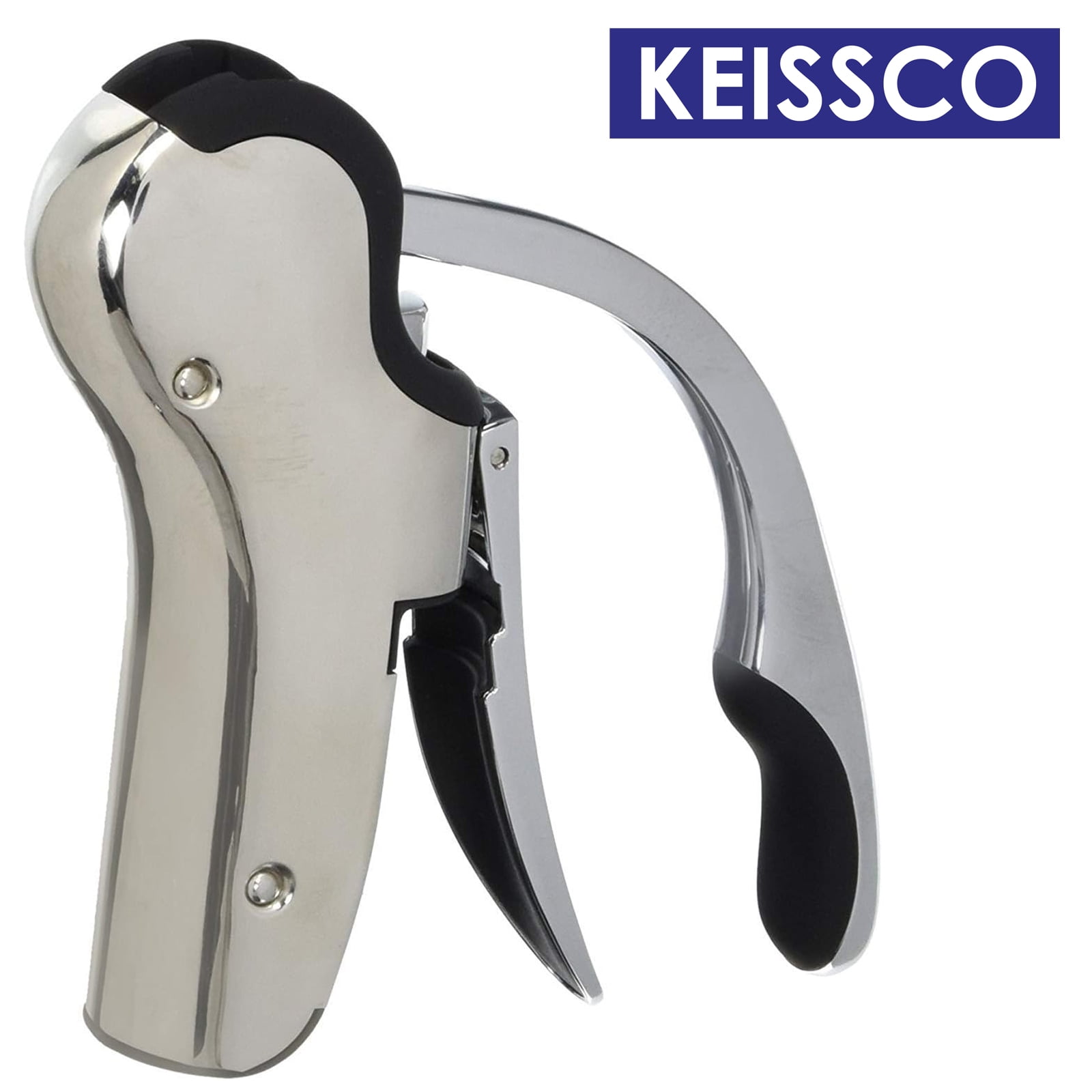 Stainless Steel Wine Opener Compact Vertical Corkscrew Wine Bottle ...