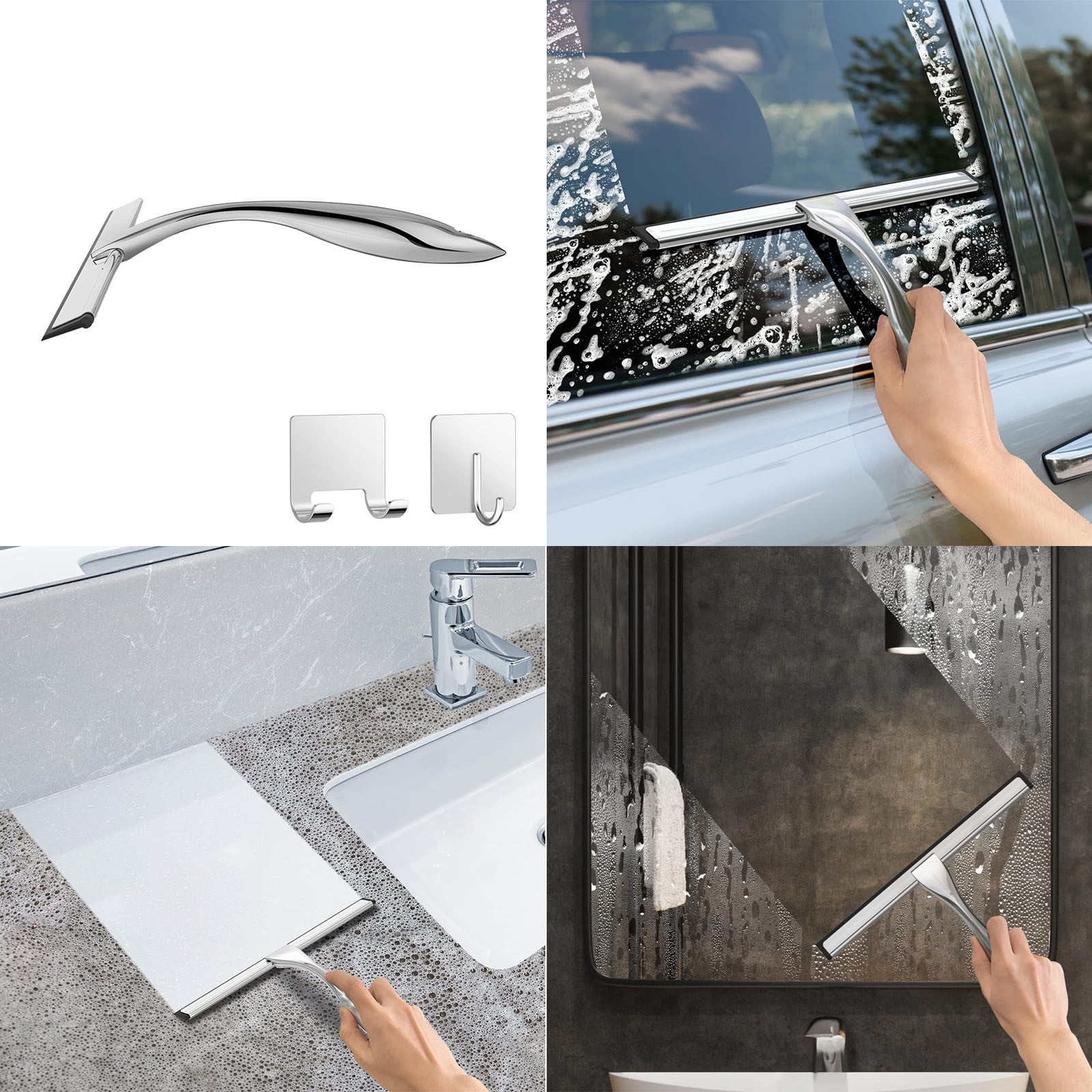 Stainless Steel Wipers Glass Wipers Bathroom Household Appliances With ...