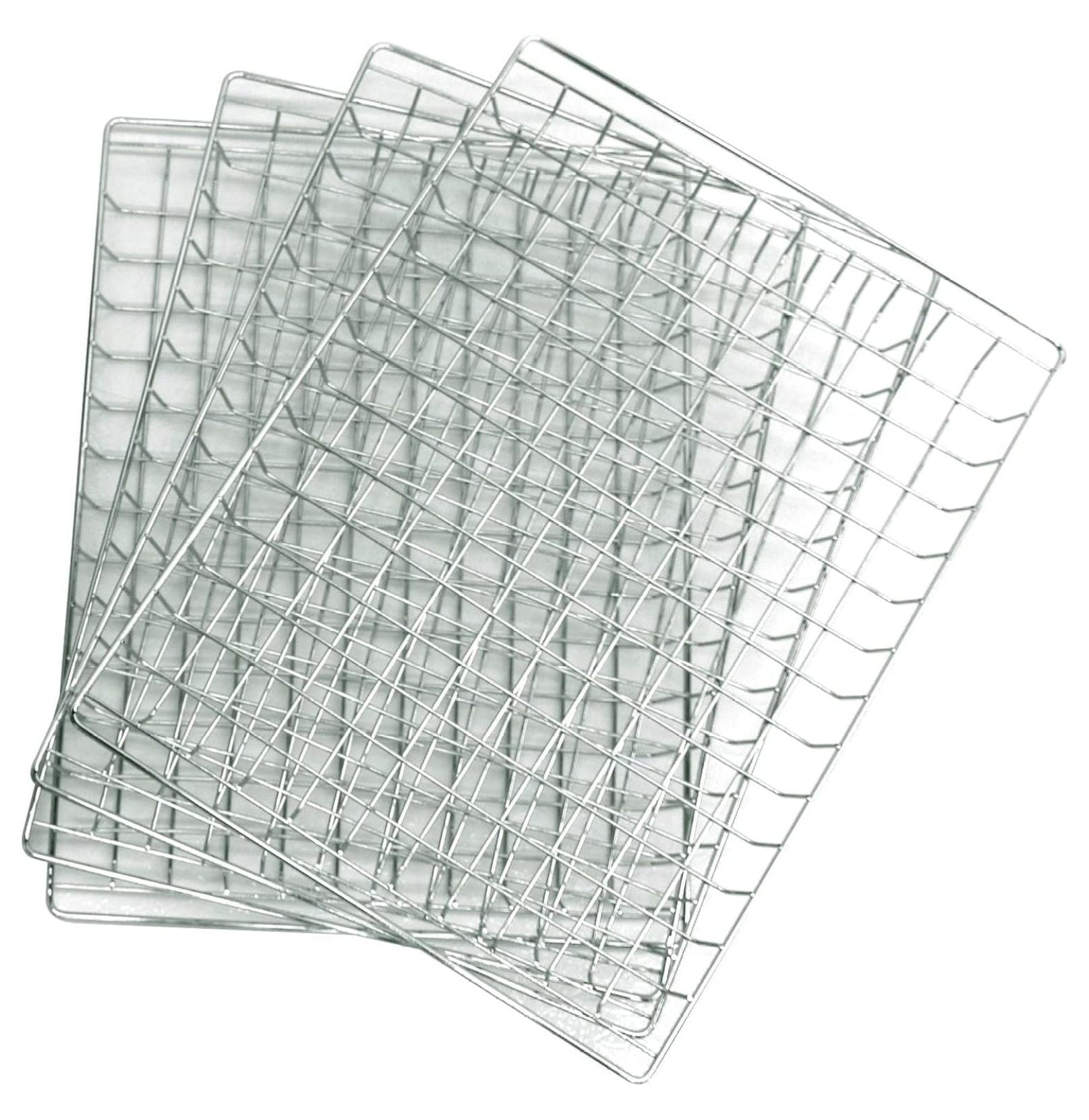 Stainless Steel Wire 4 Grill Racks, Roasting & Cooling Rack Set ...