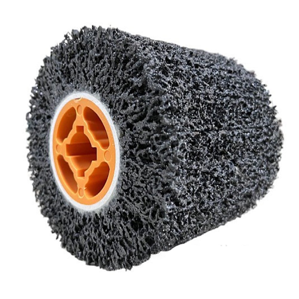 Stainless Steel Wire Brush Nylon Grinding Wheel: Rust Removal Polishing ...
