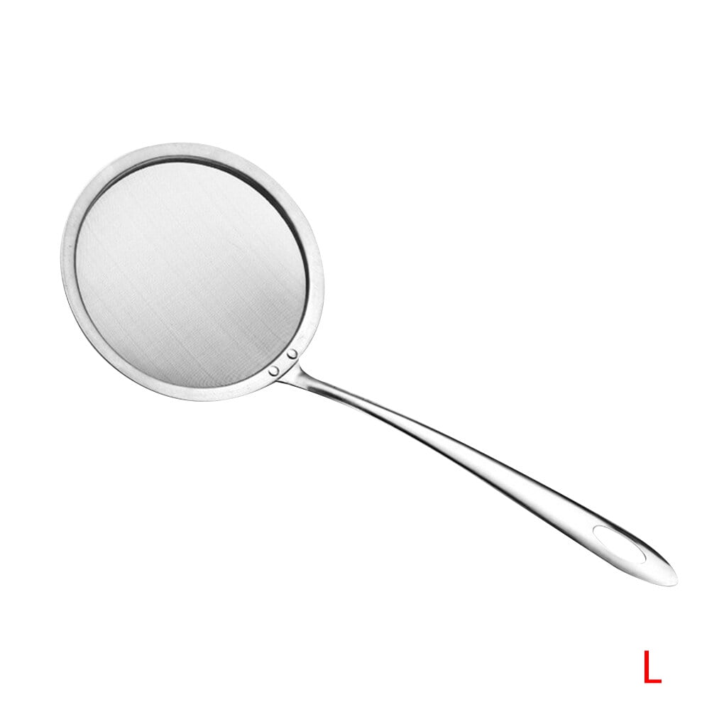Stainless Steel Wire Fine Mesh Oil Strainer Flour Colander Sieve Sifter ...