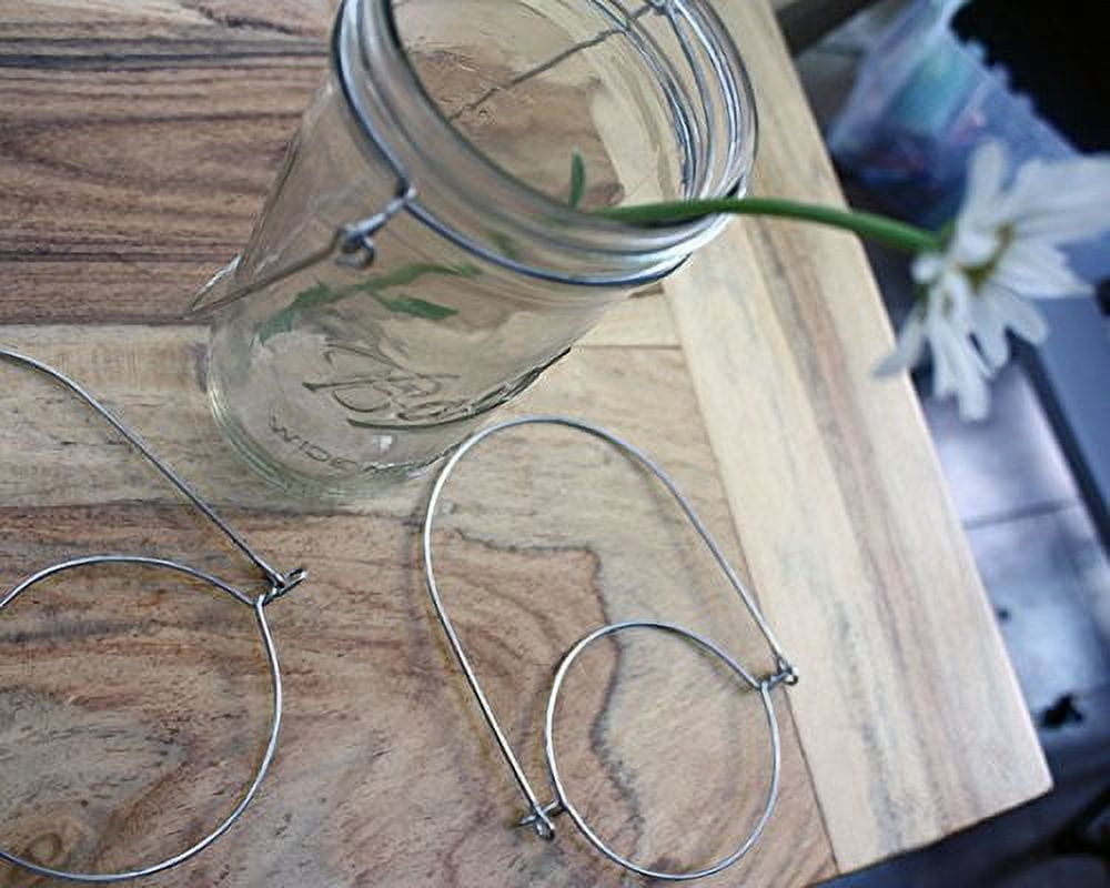 Stainless Steel Wire Handles for Mason, Ball, Canning Jars (6 Pack ...