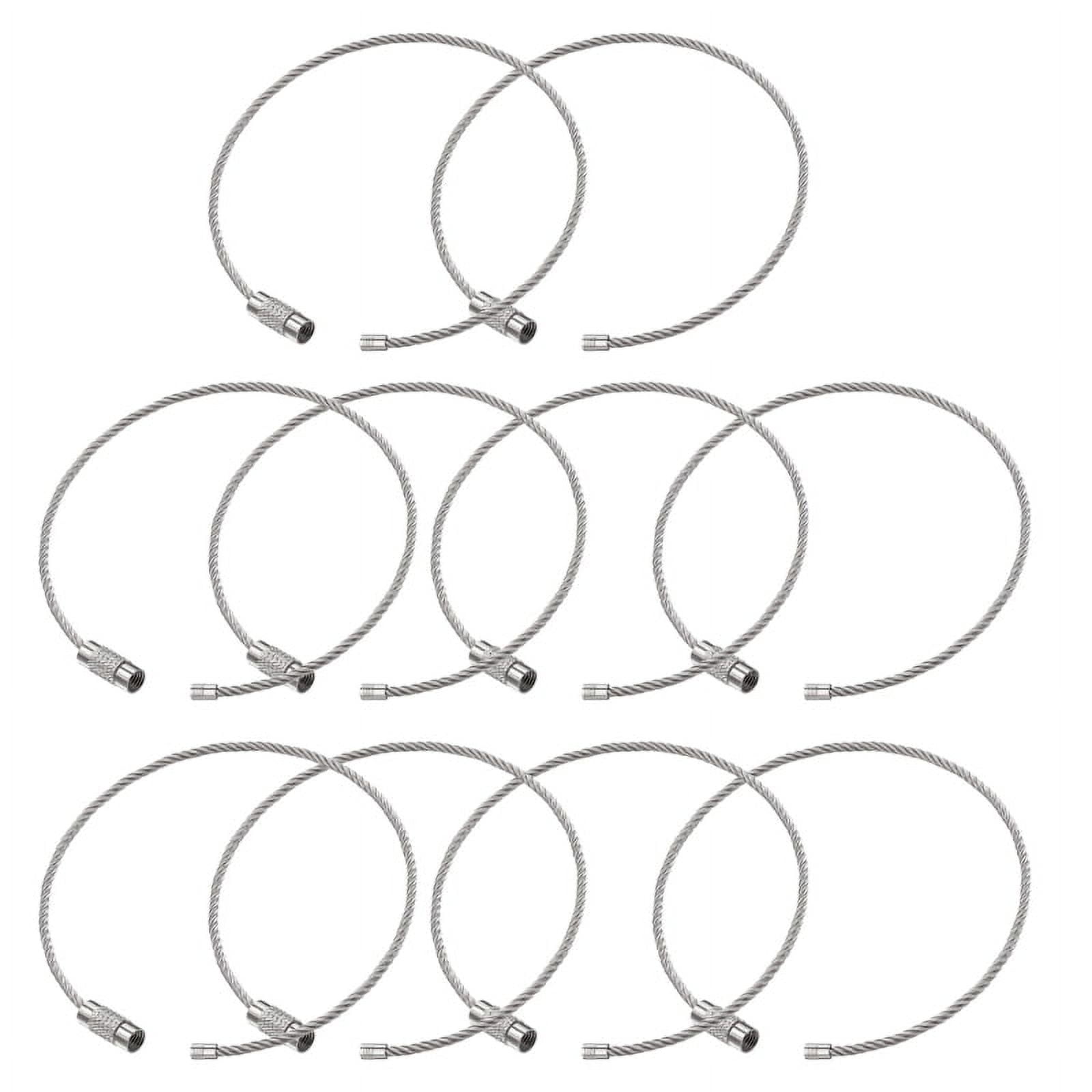 Stainless Steel Wire Rings Keys Rings Tourism Chain for Backpacks and ...