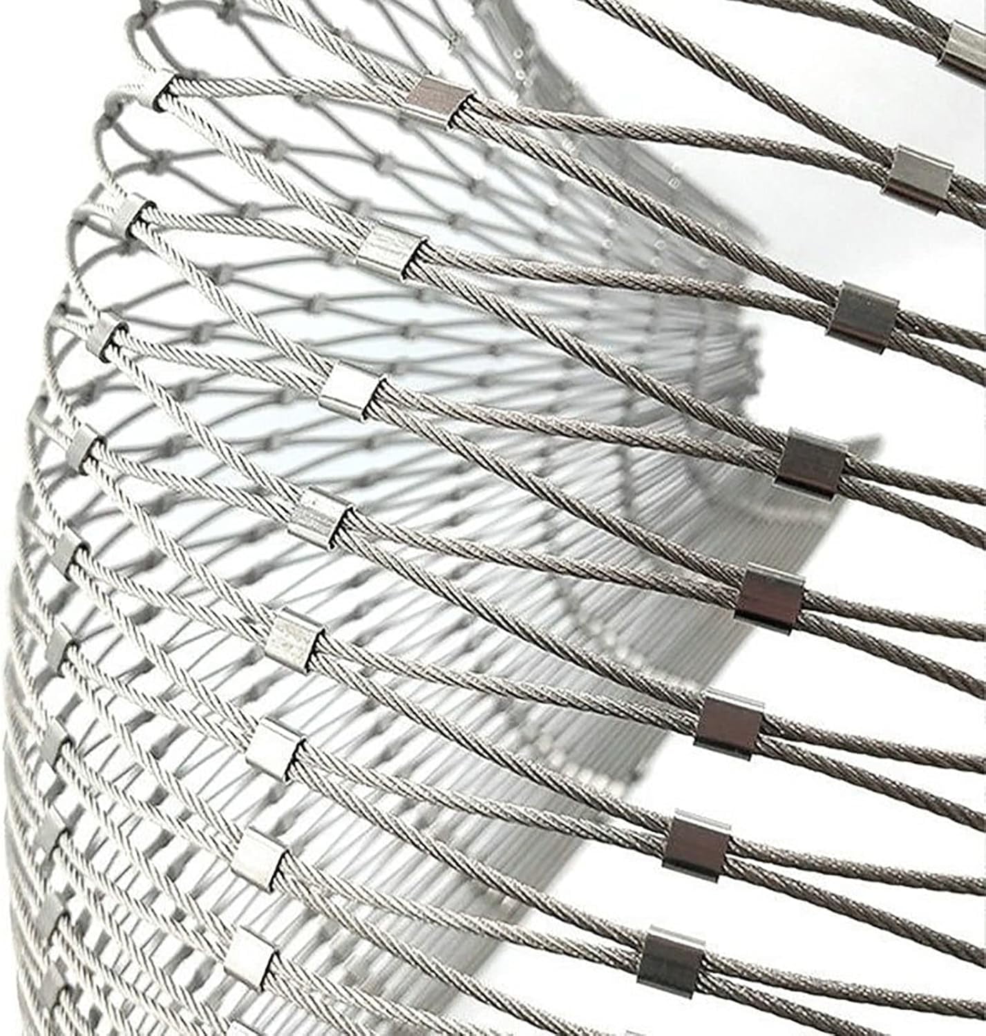 Stainless Steel Wire Rope Cable Mesh Netting, Balcony Protection Net ...